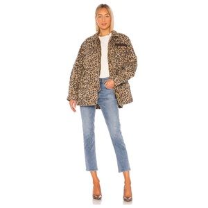 Free People | Jackets & Coats | Free People Seize The Day Leopard Print ...